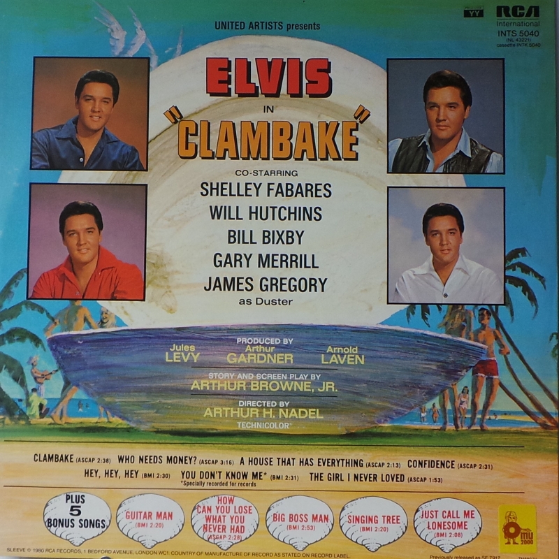 Elvis Presley - Clambake - www.Oldshop-Halsteren.com