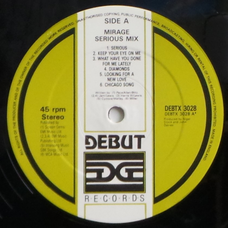 Mirage - Serious Mix - www.Oldshop-Halsteren.com